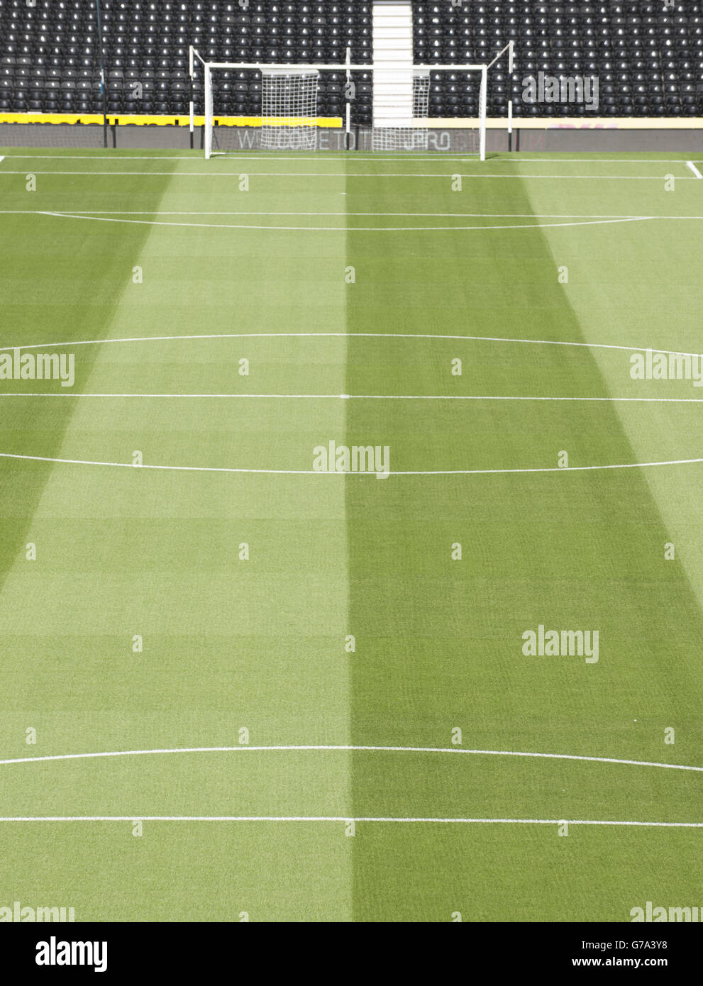 Inside a football stadium hi-res stock photography and images - Alamy