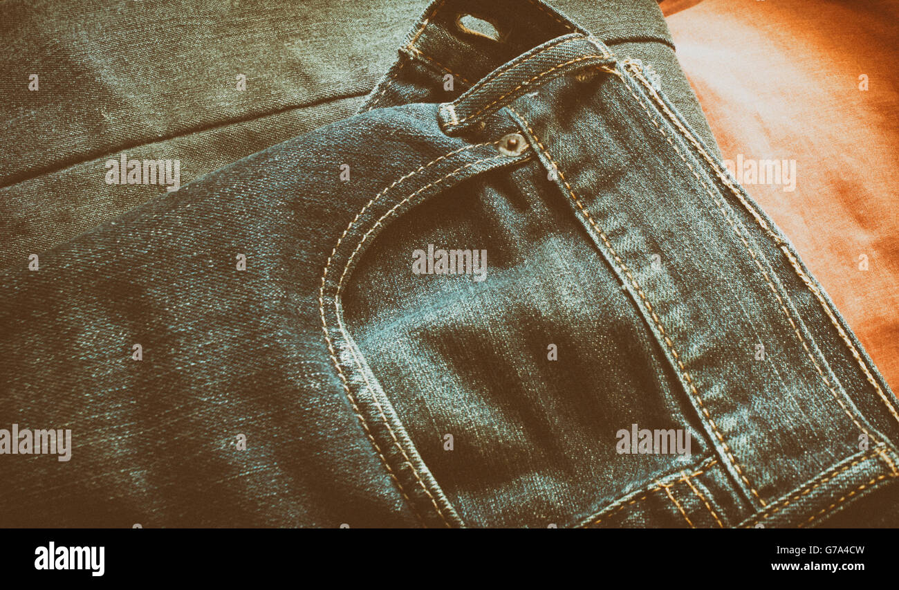 Photograph of a jean´s texture Stock Photo - Alamy