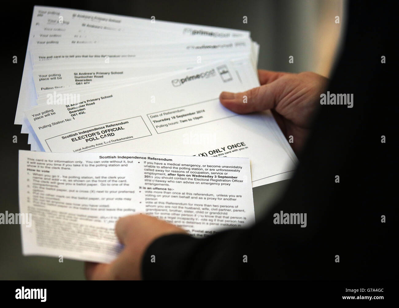 Simon James, from Document Outsourcing Limited, views some of the 4.1 ...