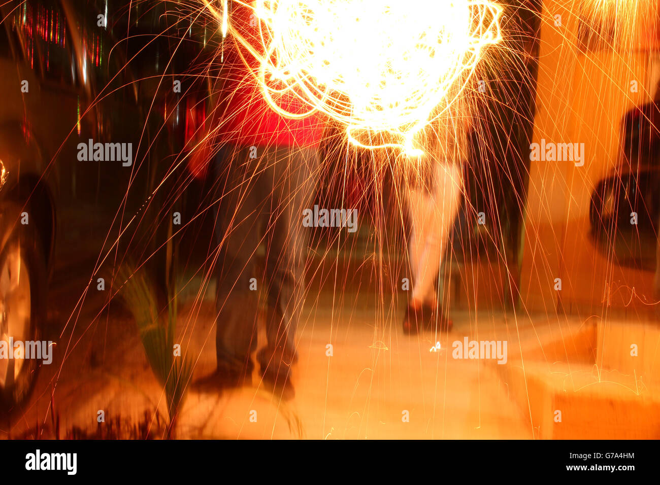 Photograph of an abstract effect of a flare light Stock Photo - Alamy