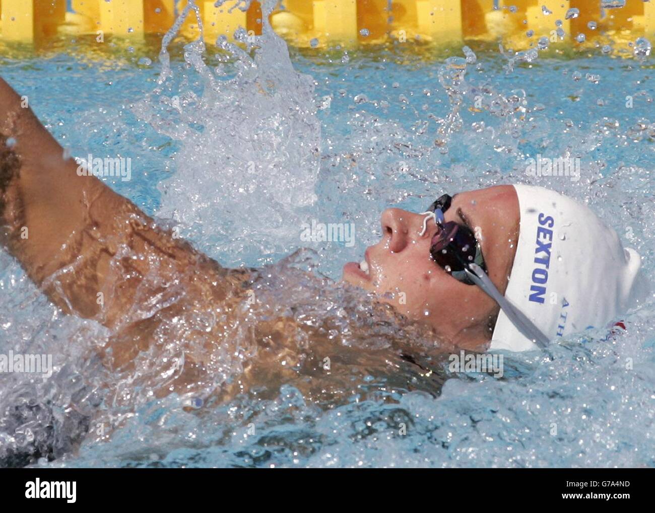 Women's 200m Backstroke Stock Photo - Alamy