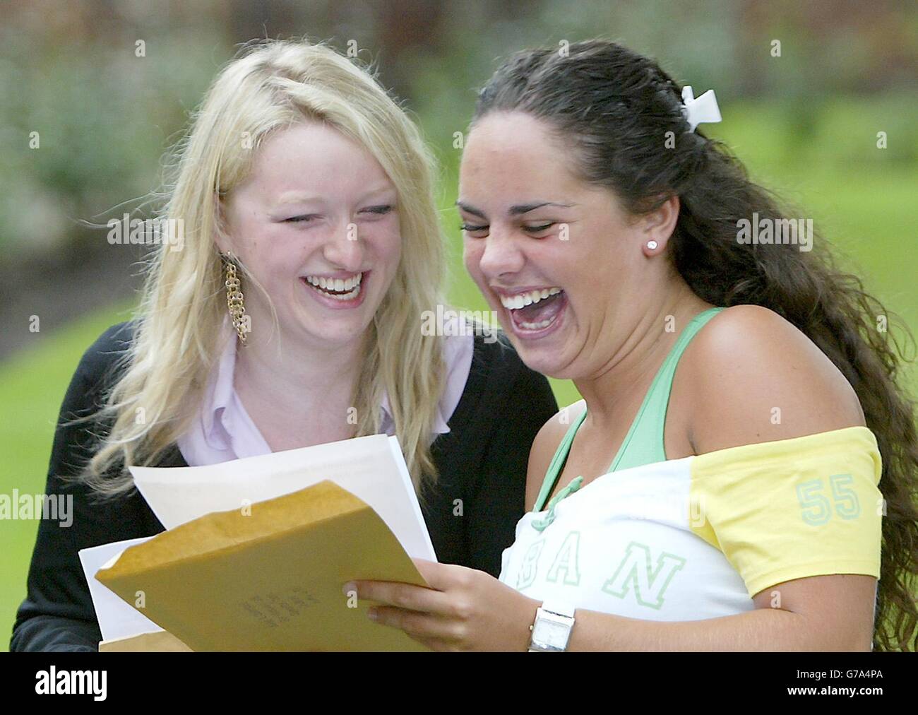 A-Level students (left to right) Georgia Ellis and Kate Antrobus who ...