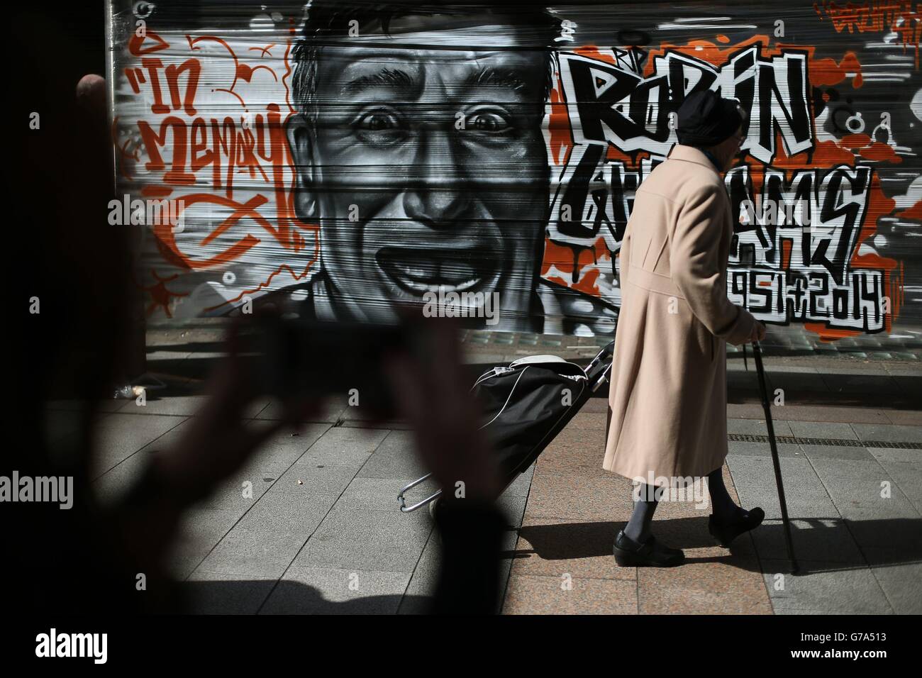 Robin Williams death Stock Photo - Alamy