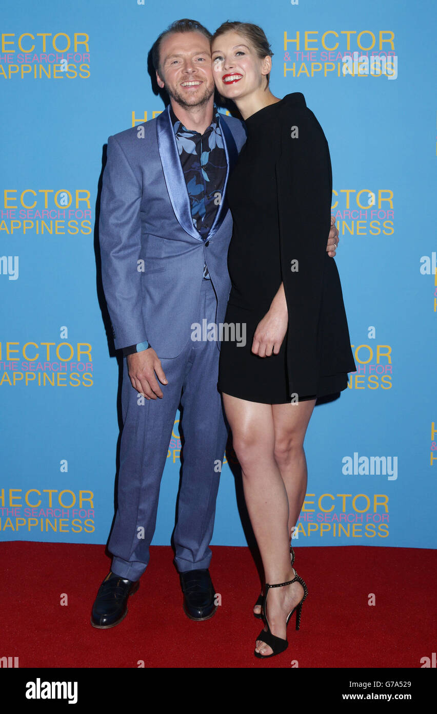 Hector And The Search For Happiness Premiere - London Stock Photo - Alamy