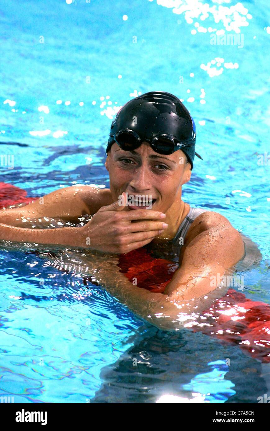 Camelia Potec women's 200m Freestyle final. Camelia Potec from Romania ...