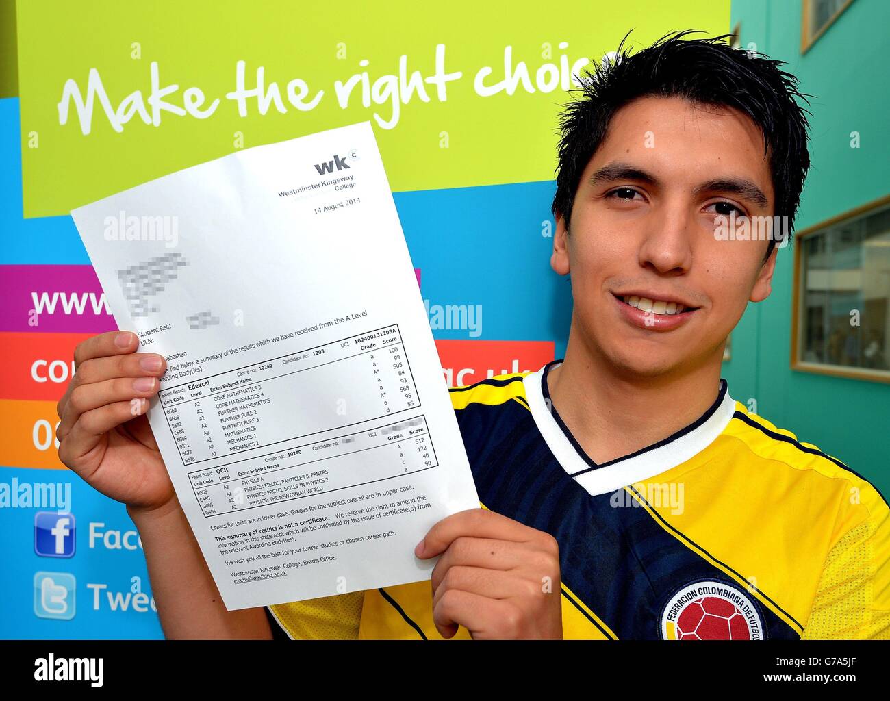 PERSONAL INFORMATION PIXELATED BY THE PA PICTUREDESK. Sebastian Salazar ...