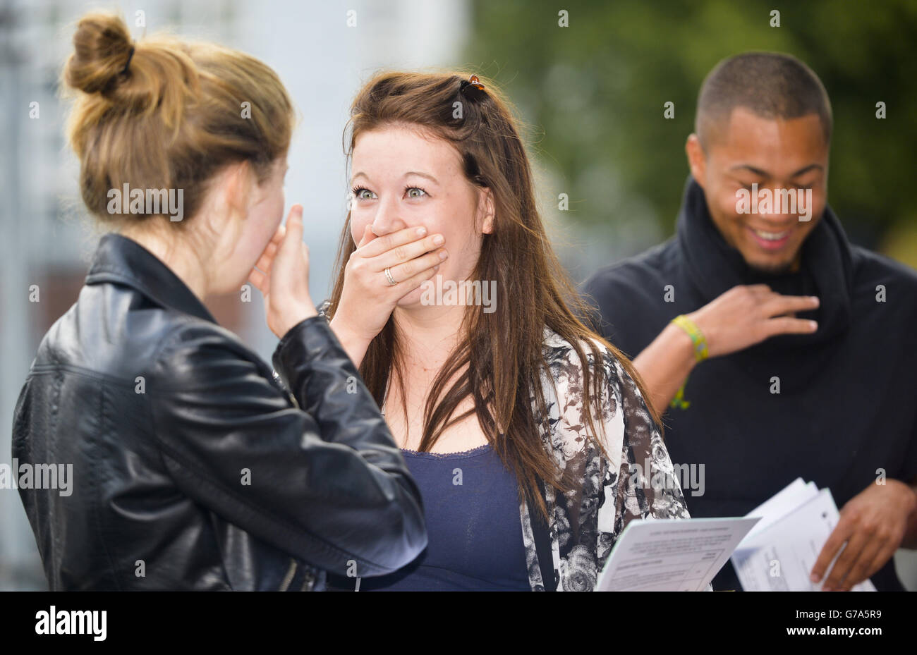 Isabel Thompson can't believe her eyes as she opens her exam results to ...