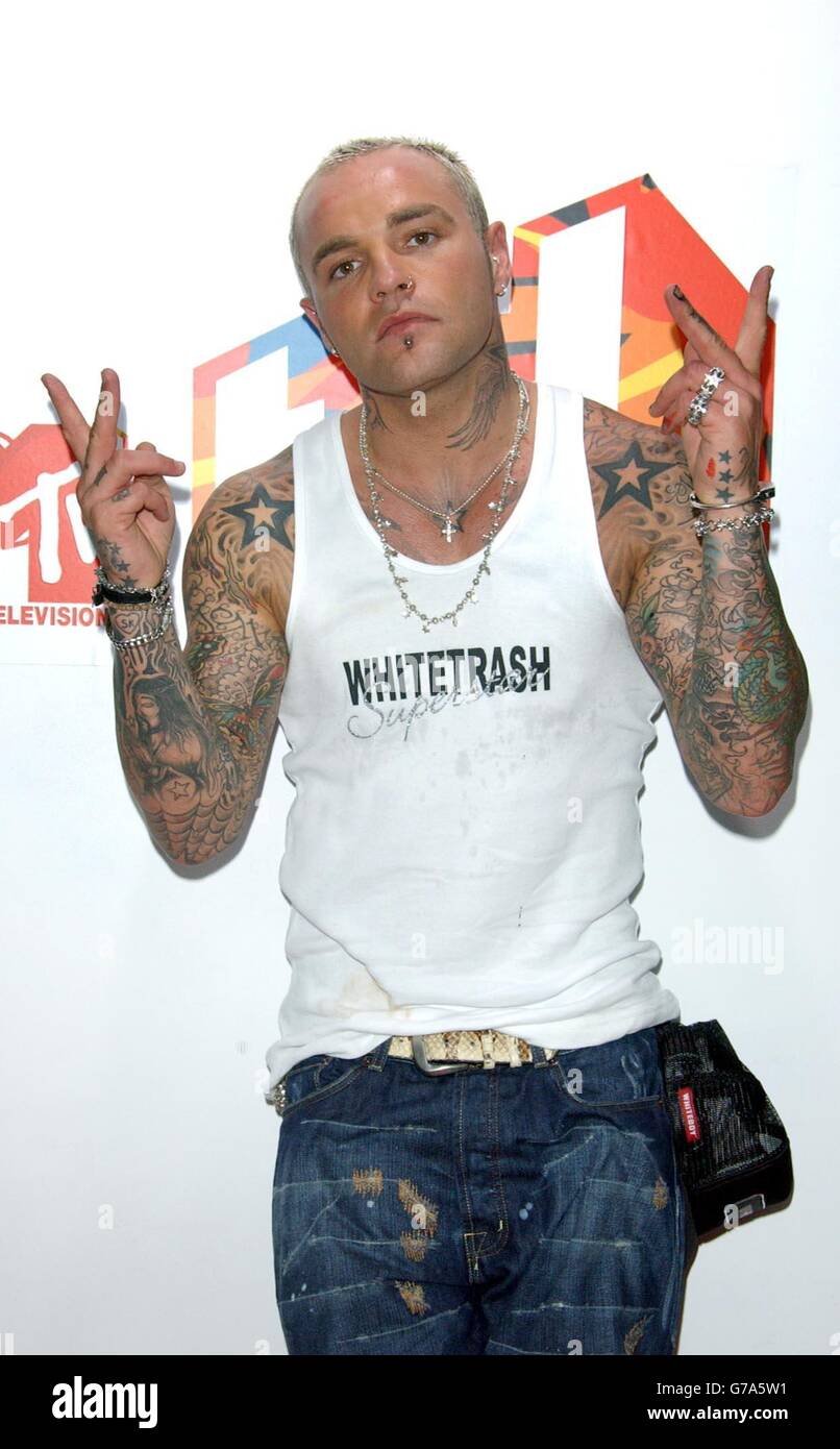 Crazy Town singer Shifty during his guest appearance on MTV's TRL ...
