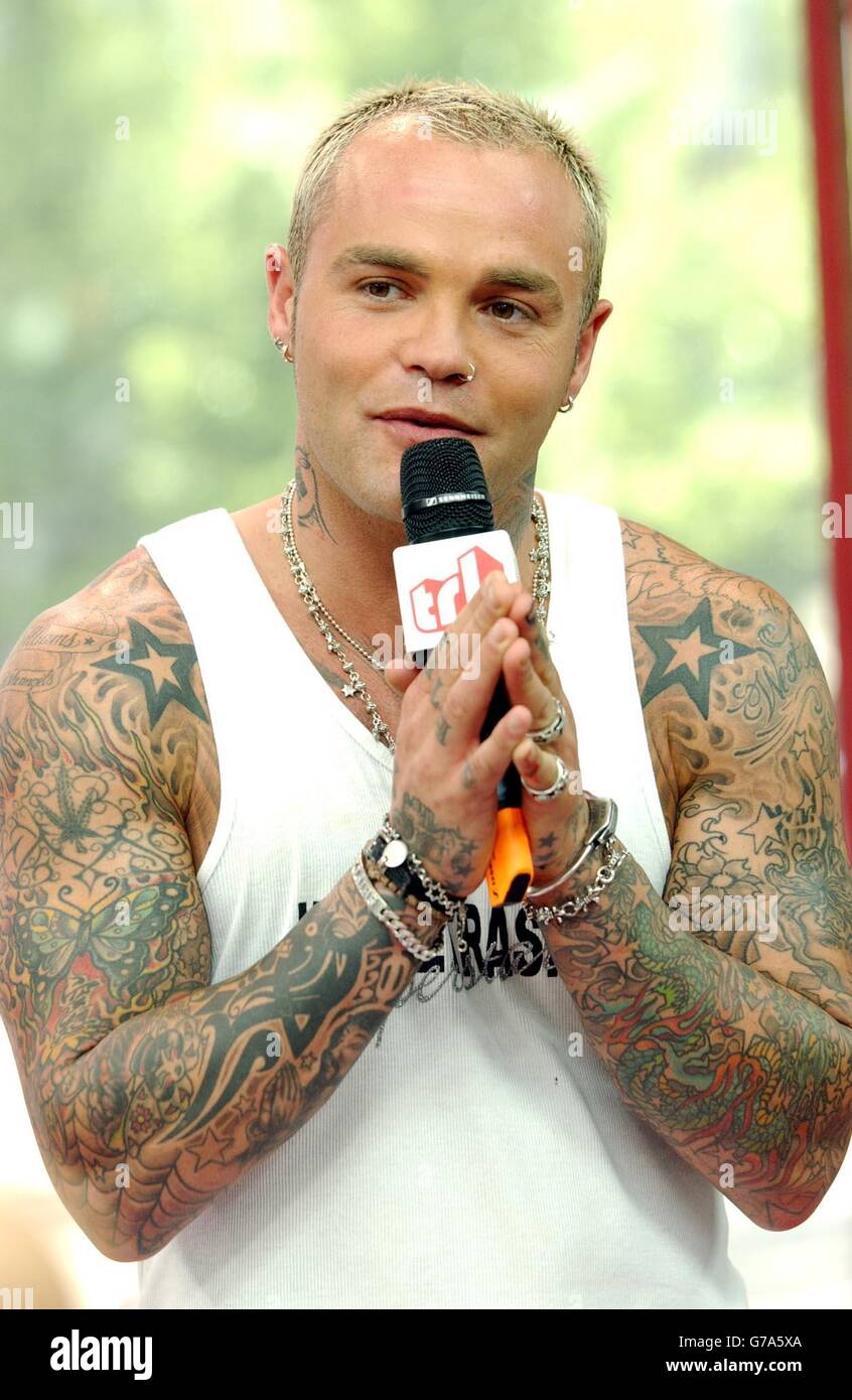 Crazy Town singer Shifty during his guest appearance on MTV's TRL ...