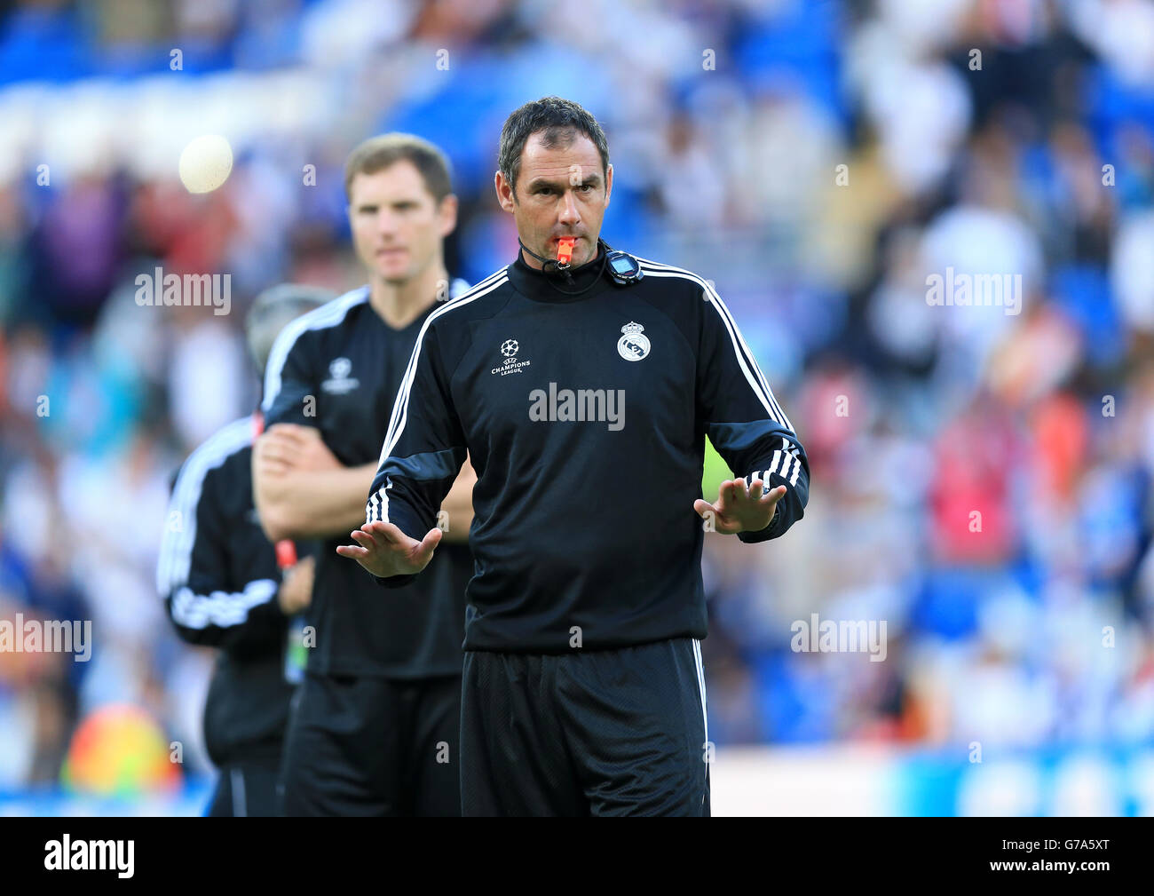Soccer - 2014 UEFA Super Cup - Sevilla v Real Madrid - Cardiff City Stadium Stock Photo - Alamy