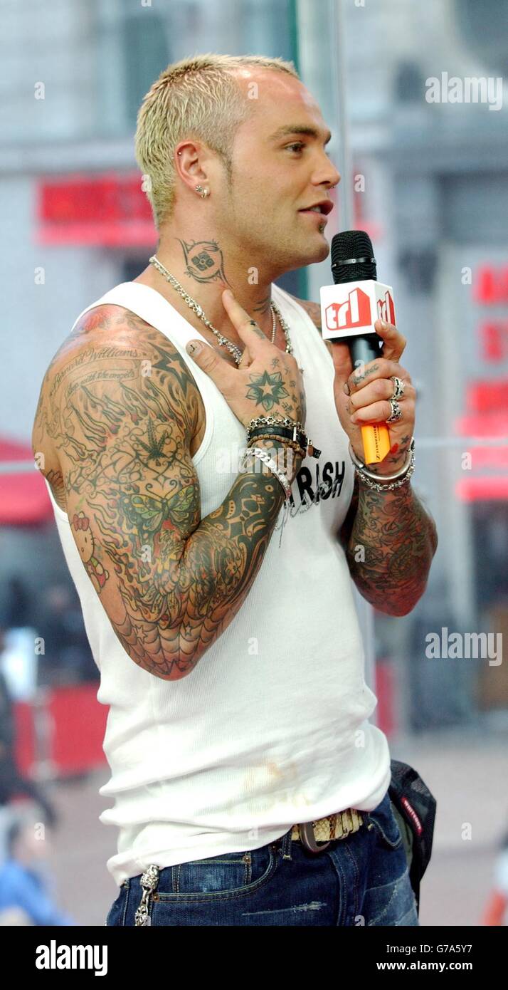 Crazy Town singer Shifty during his guest appearance on MTV's TRL ...