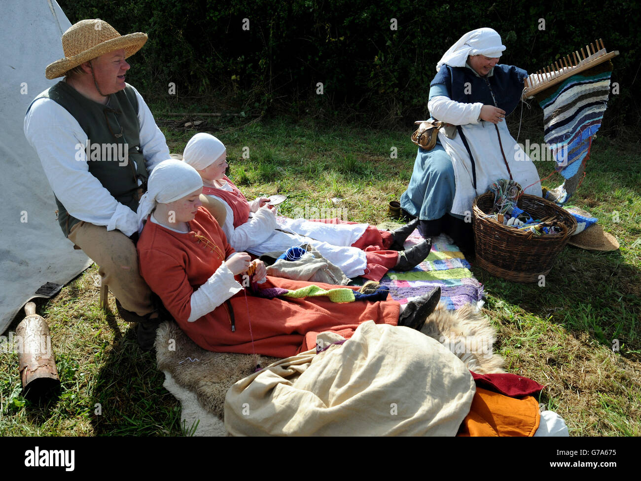 Enthusiasts Andrew Coultas with wife Lu and daughters Lilian and Esme ...