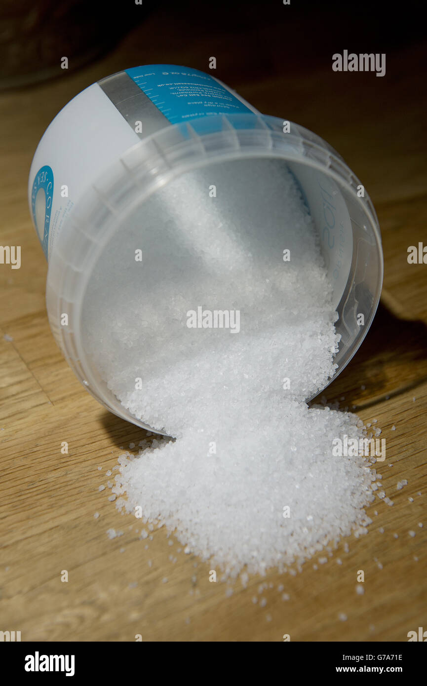 Sea salt, stock. Sea salt Stock Photo - Alamy