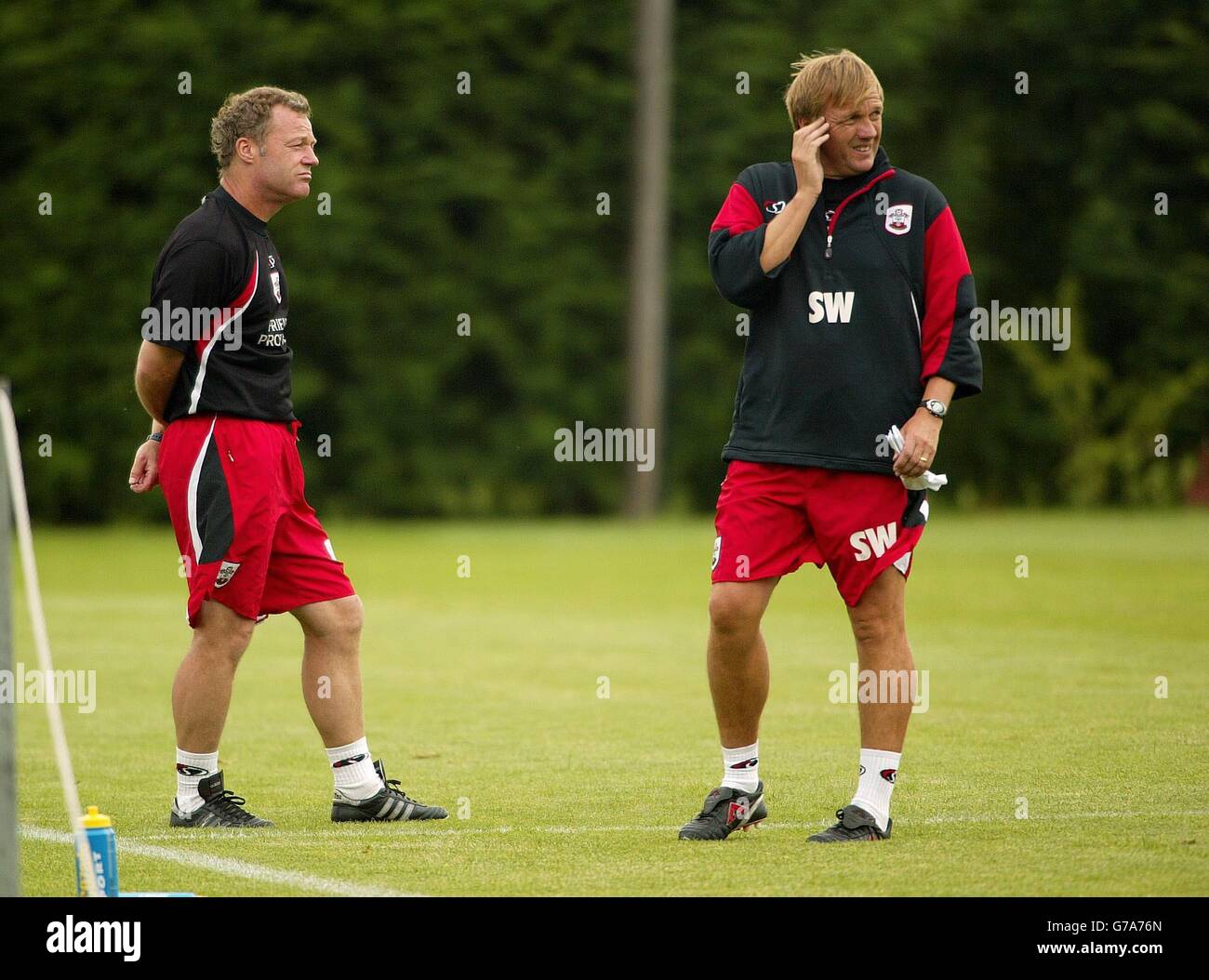 Southampton football clubs caretaker manager steve wigley hi-res stock ...