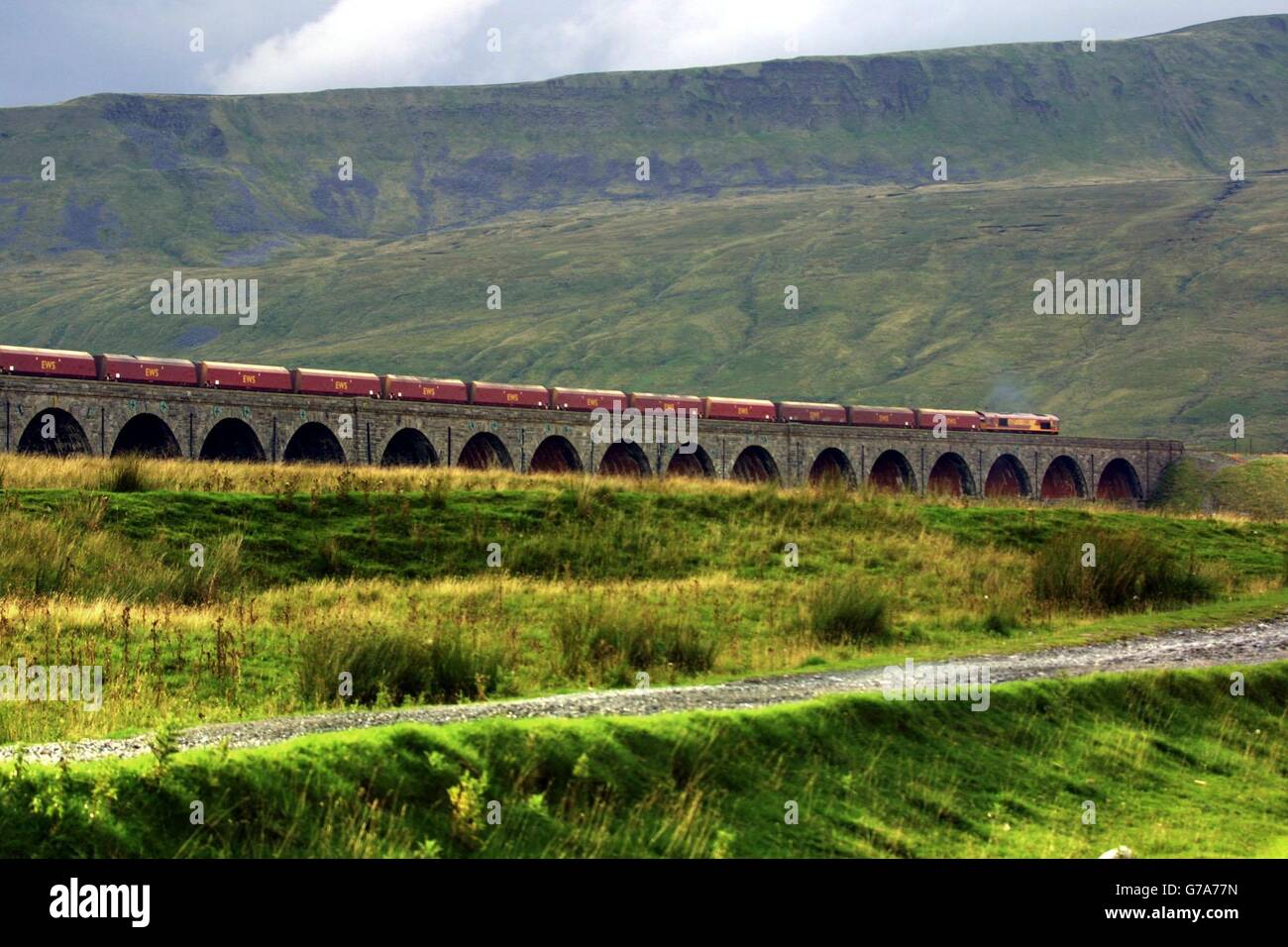 Ribblehead freight train hi-res stock photography and images - Alamy