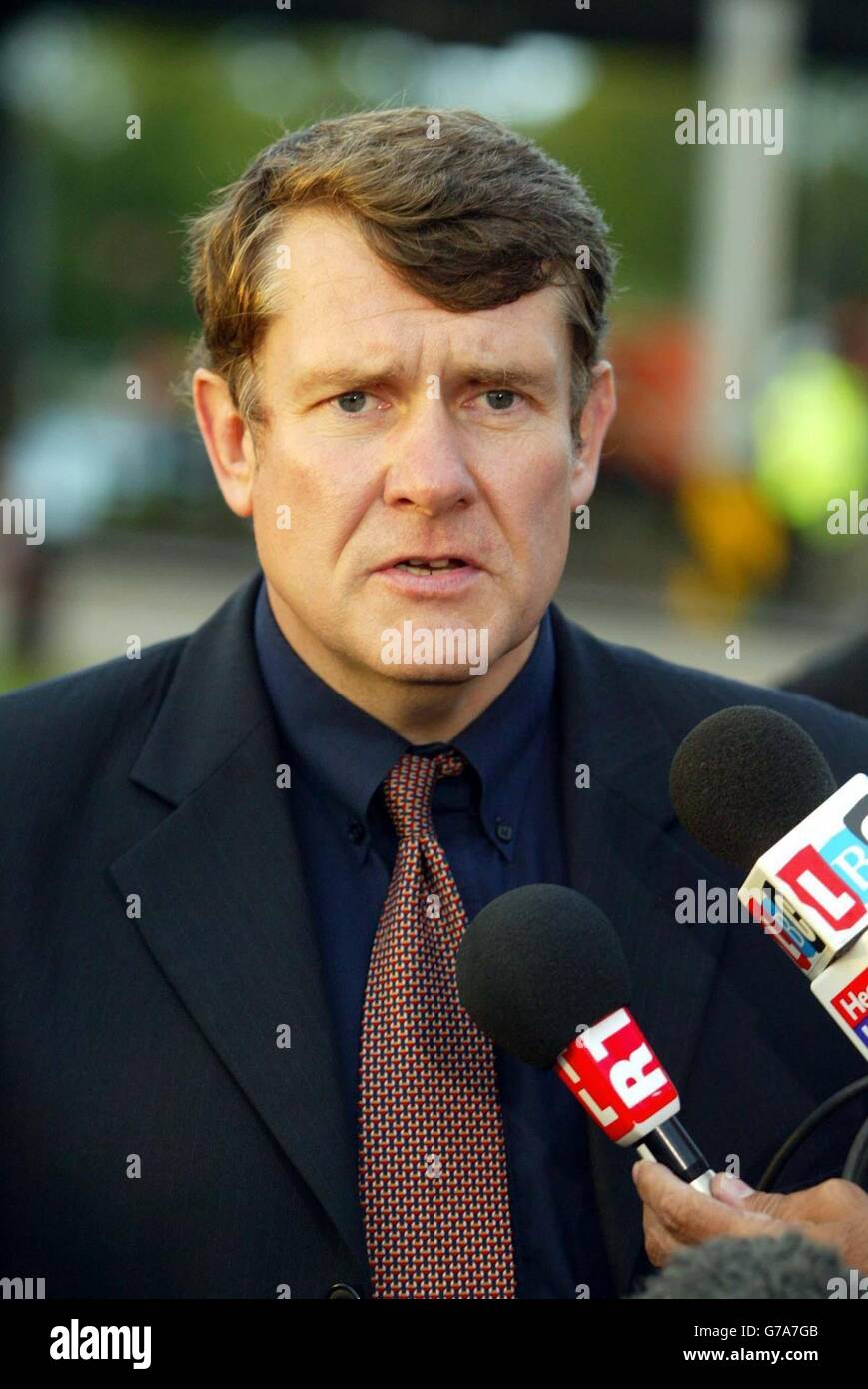 DCS Andy Murphy gives a press conference after police seal off an area ...