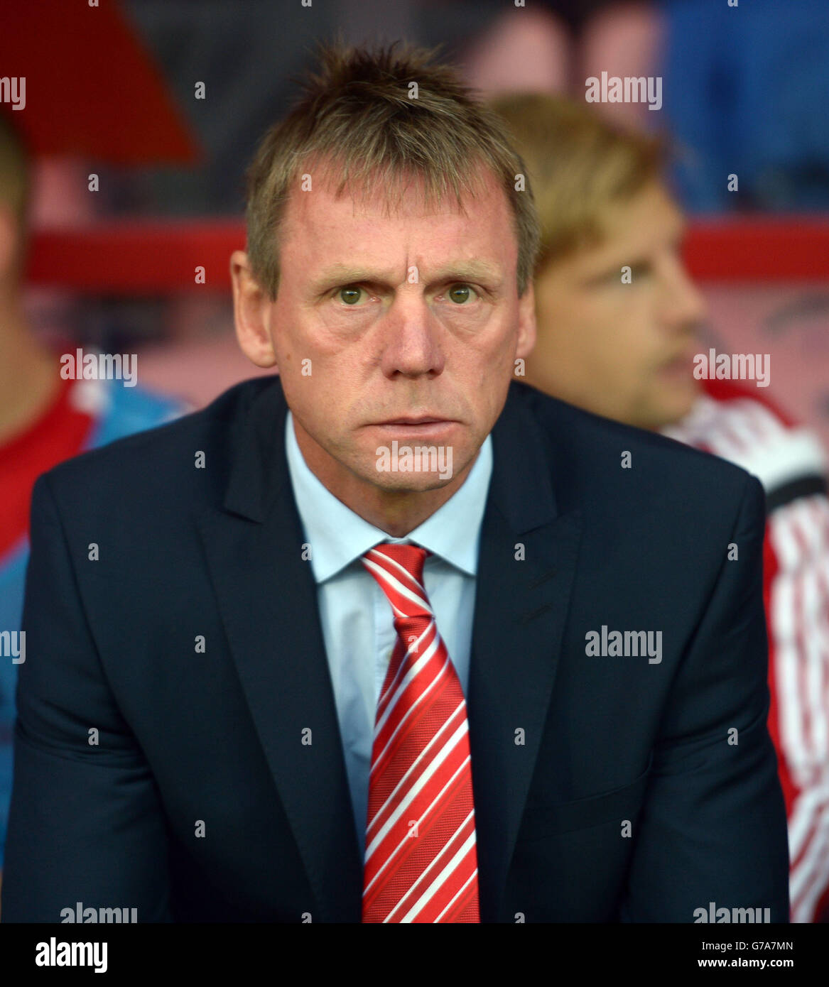 Nottingham Forest's Manager Stuart Pearce before the game during the ...