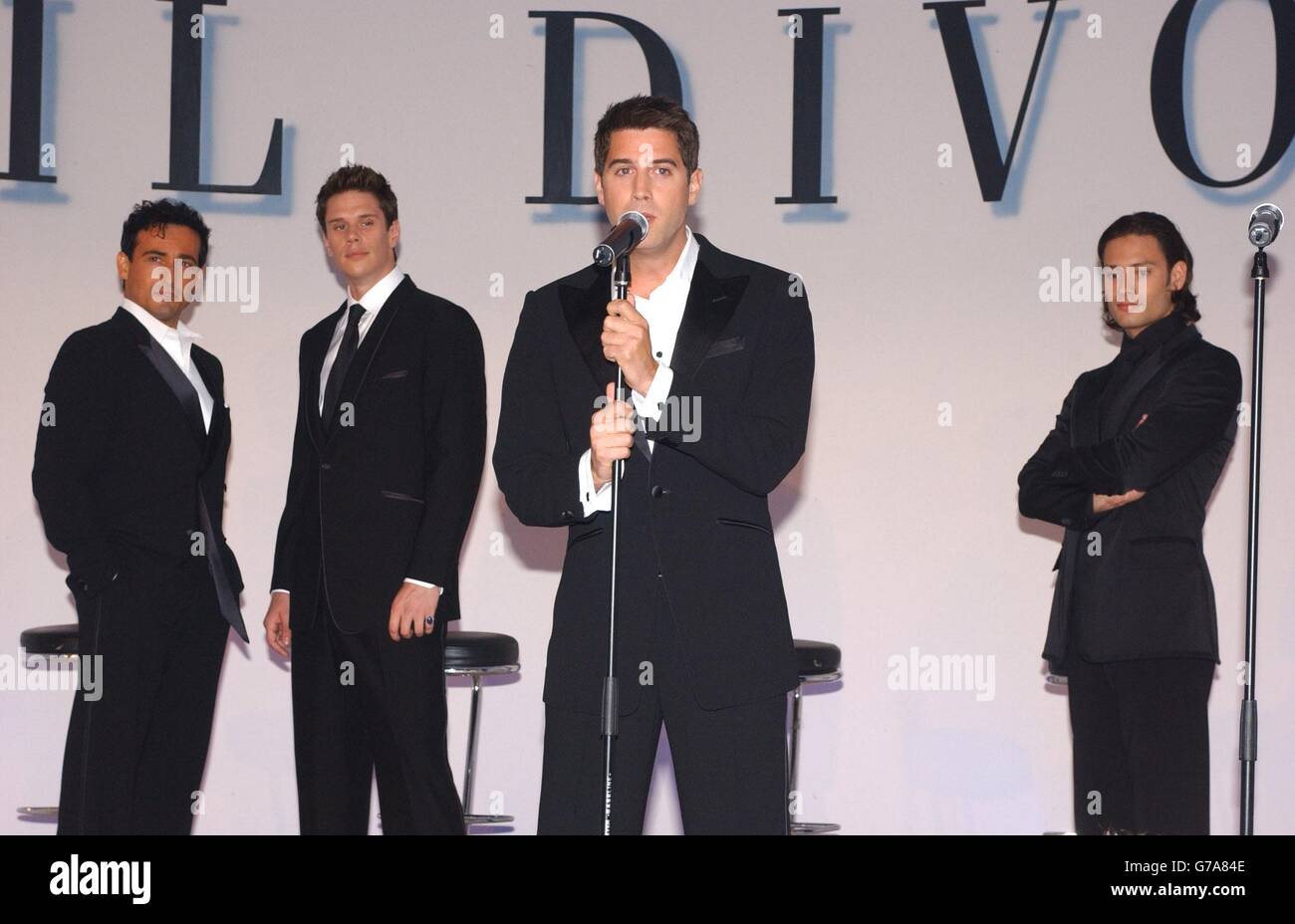 Pop svengali Simon Cowell's new band Il Divo perform at the Mandarin ...