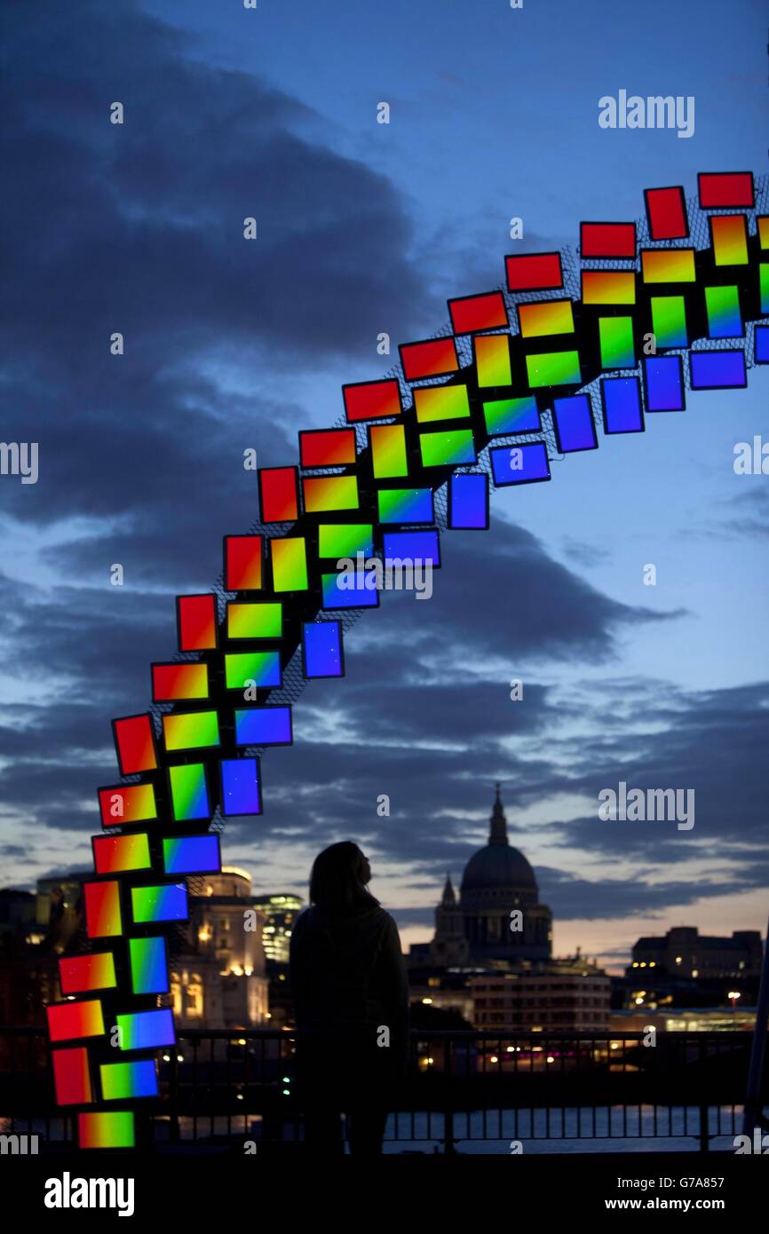 Super AMOLED Midnight Rainbow Stock Photo - Alamy