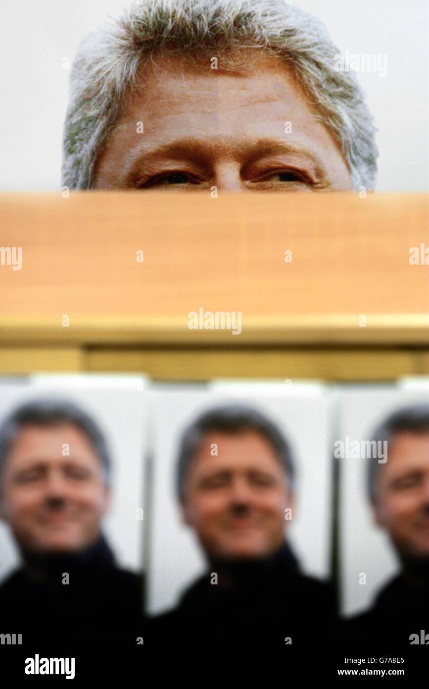Former US President Bill Clinton during a book signing at Eason's ...