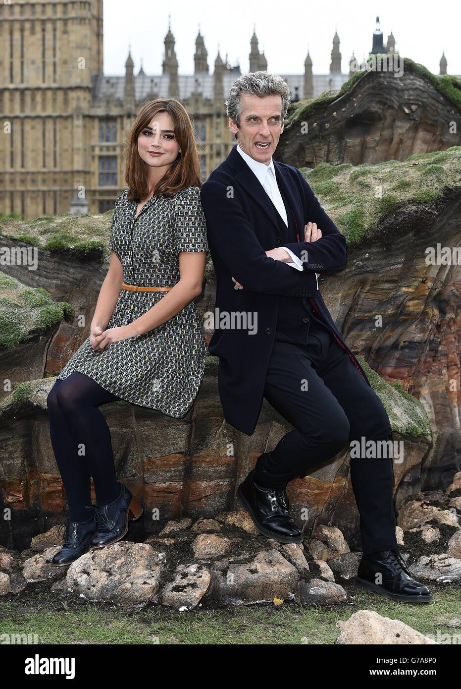 Peter capaldi and jenna coleman hi-res stock photography and images - Alamy