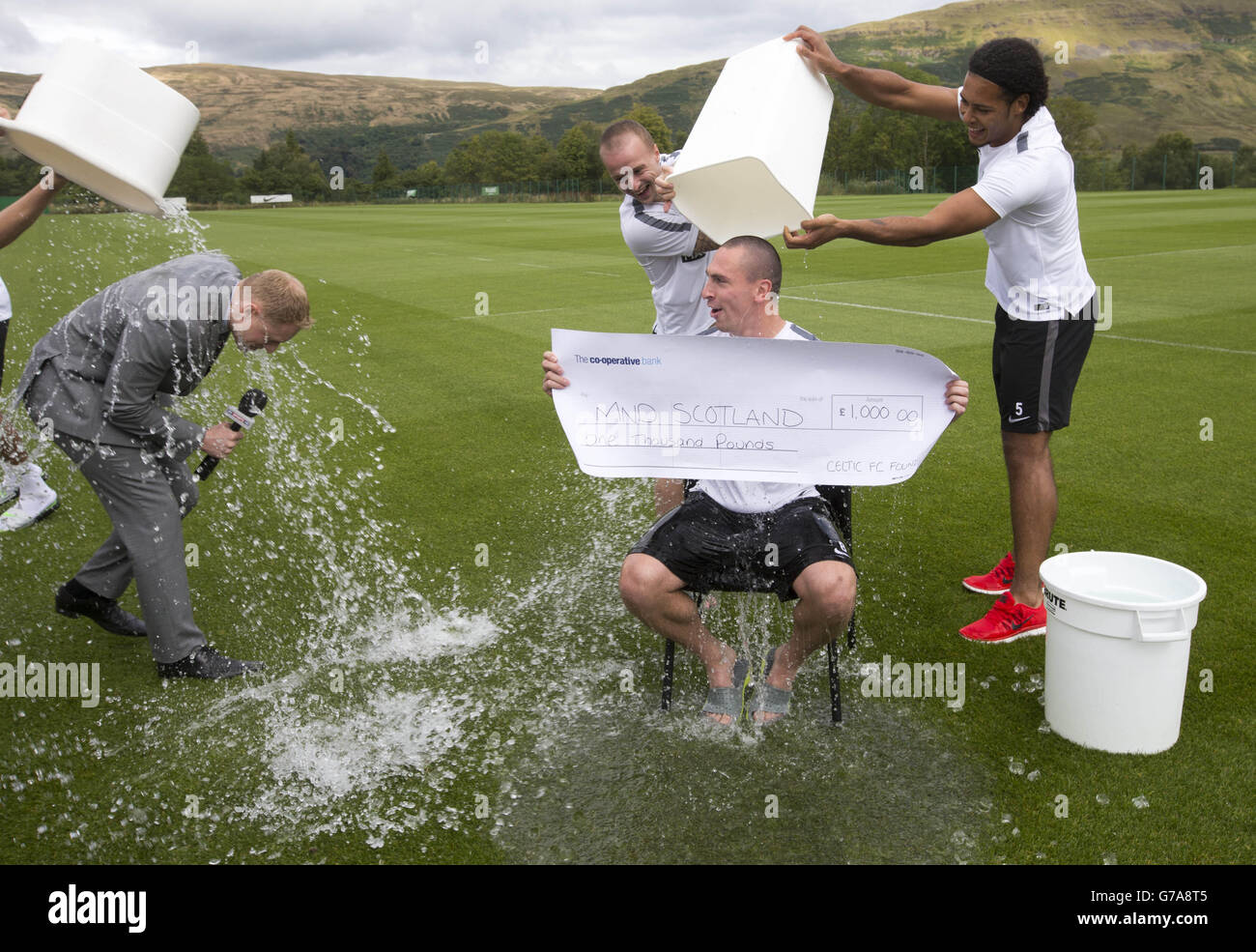 Celtic - Ice Bucket Challenge - Lennoxtown Stock Photo - Alamy