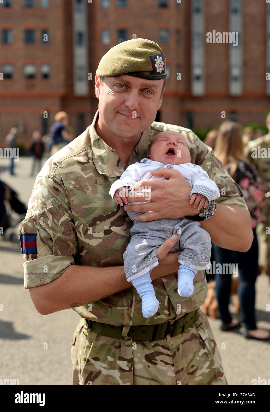 Company Sergeant Major (CSM) Glen Goldthorpe of the 1st Battalion ...