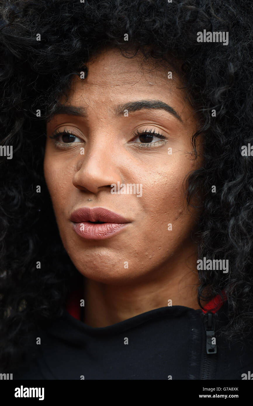 Great Britain's Ashleigh Nelson during a photocall at the Alexander ...