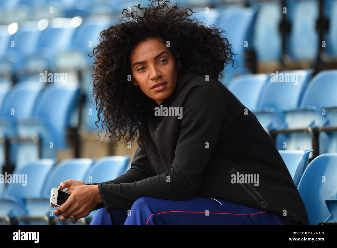Great Britain's Ashleigh Nelson during a photocall at the Alexander ...