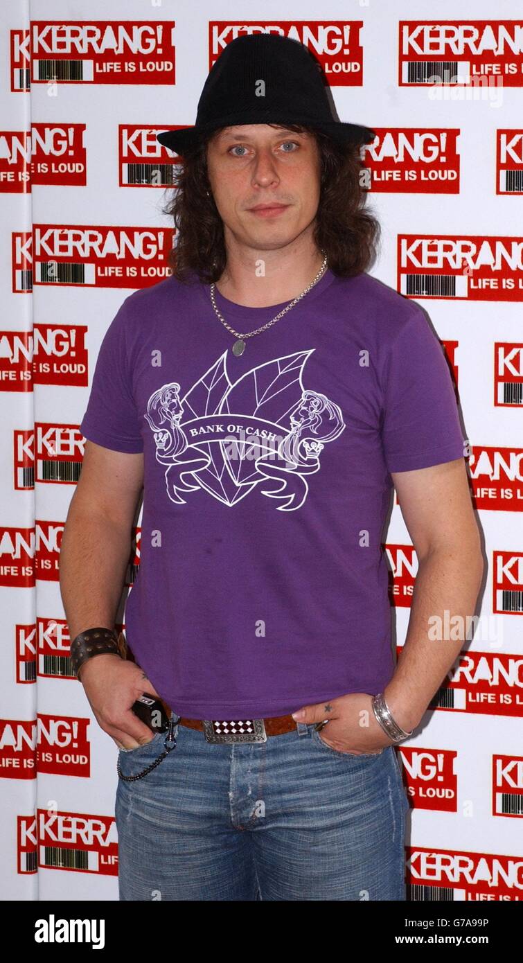 Former Stereophonics drummer Stuart Cable during the 11th Kerrang ...