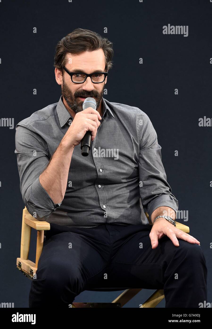 Meet the Actor: Jon Hamm - London Stock Photo - Alamy