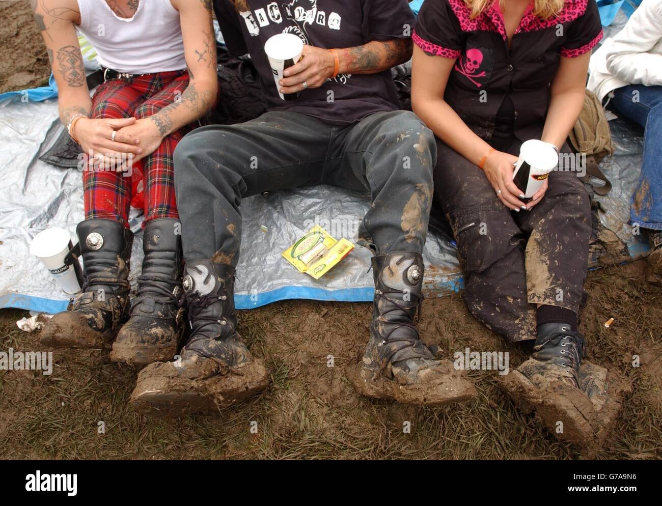 Leeds festival mud hi-res stock photography and images - Alamy