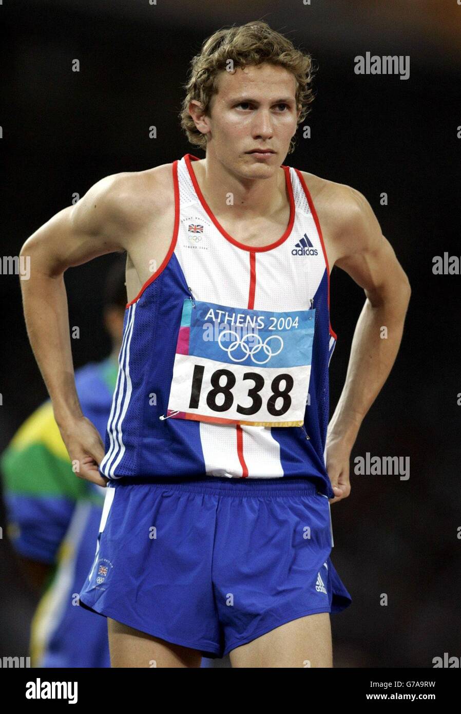 Great Britain's Ricky Soos reacts after finishing sixth in the semi ...