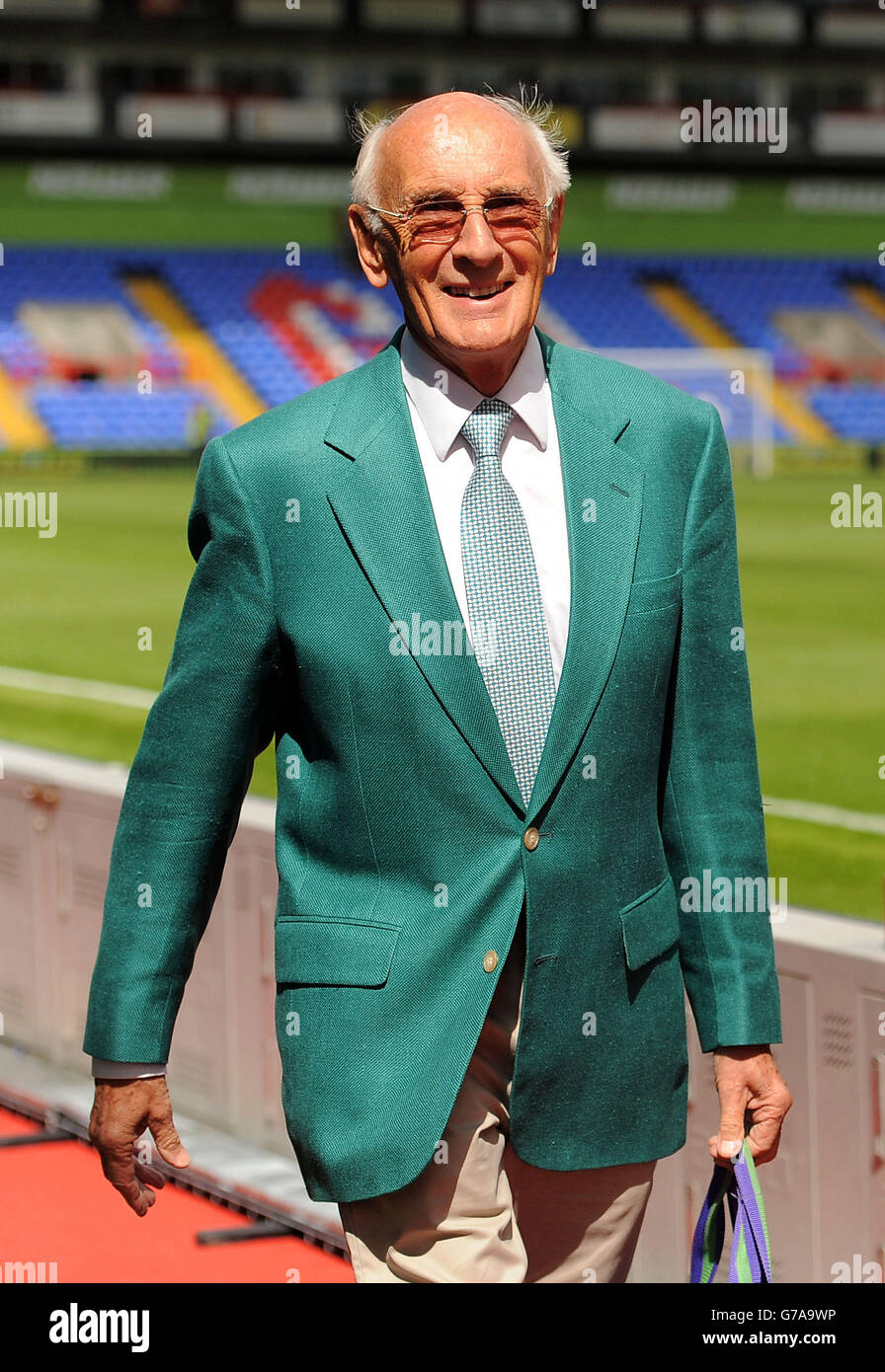 Legendary BBC Match of the Day commentator Barry Davies arrives at ...