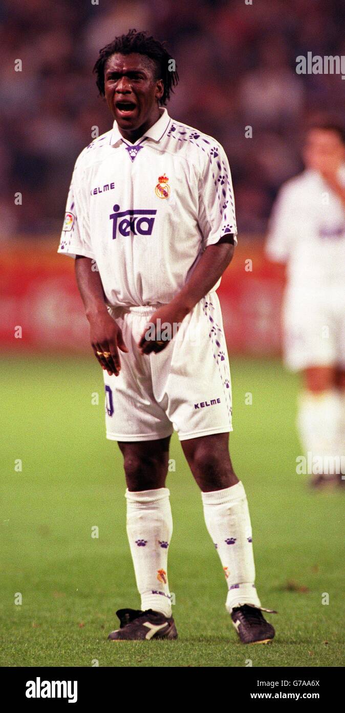 International Soccer. Real Madrid v Tenerife. Clarence Seedorf, Real ...