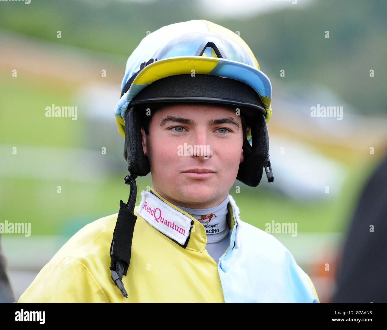 Jockey dale irving at cartmel racecourse hi-res stock photography and ...