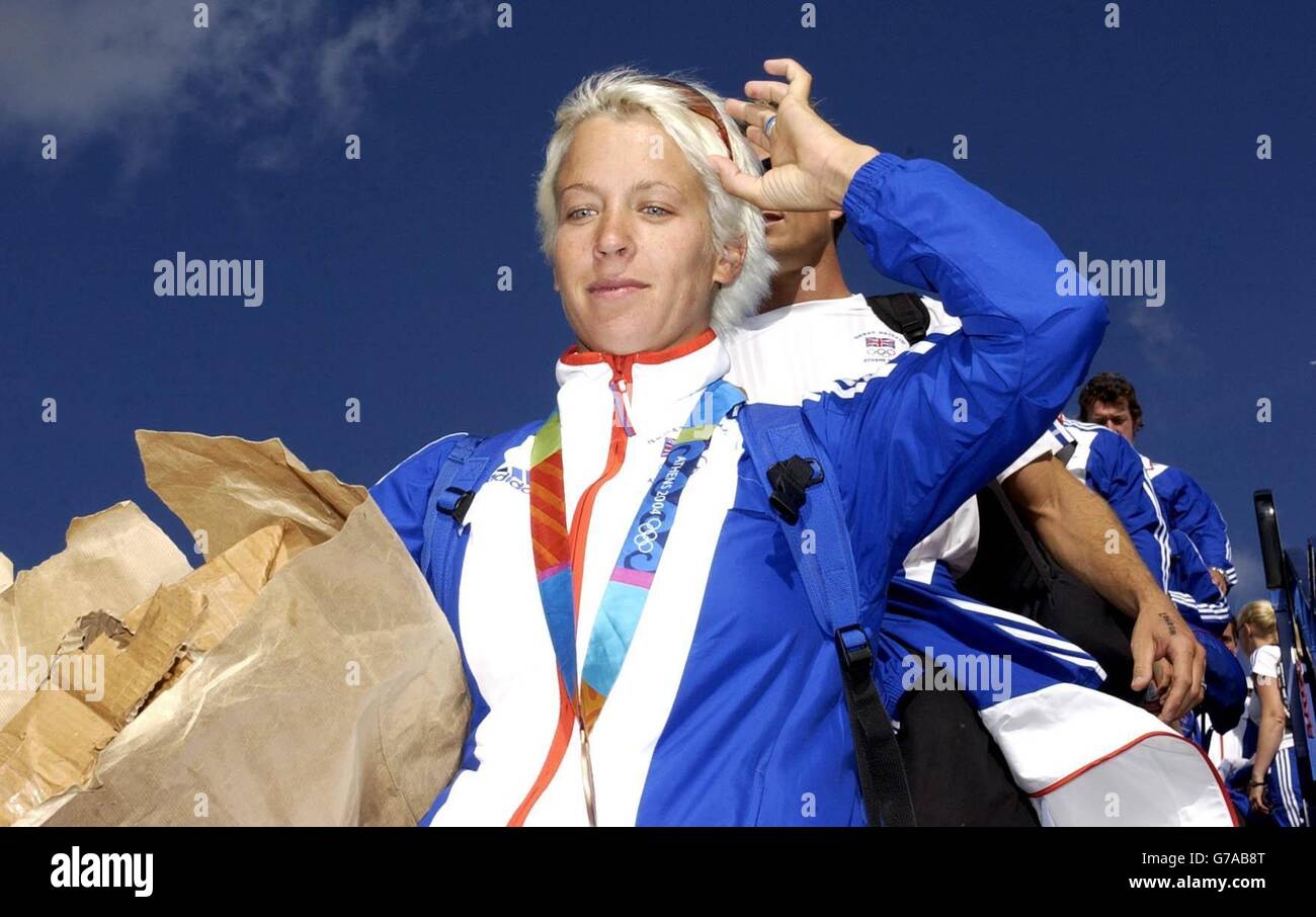 Helen Reeves Olympics homecoming Stock Photo - Alamy