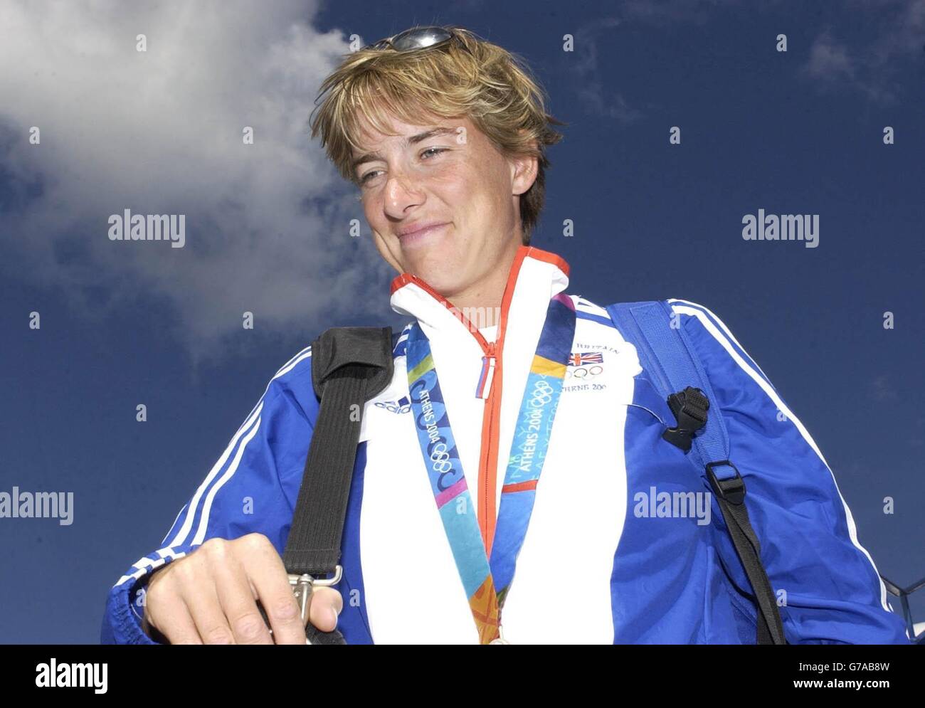 Silver Medalist Katherine Grainger a member of the rowing womans pair ...
