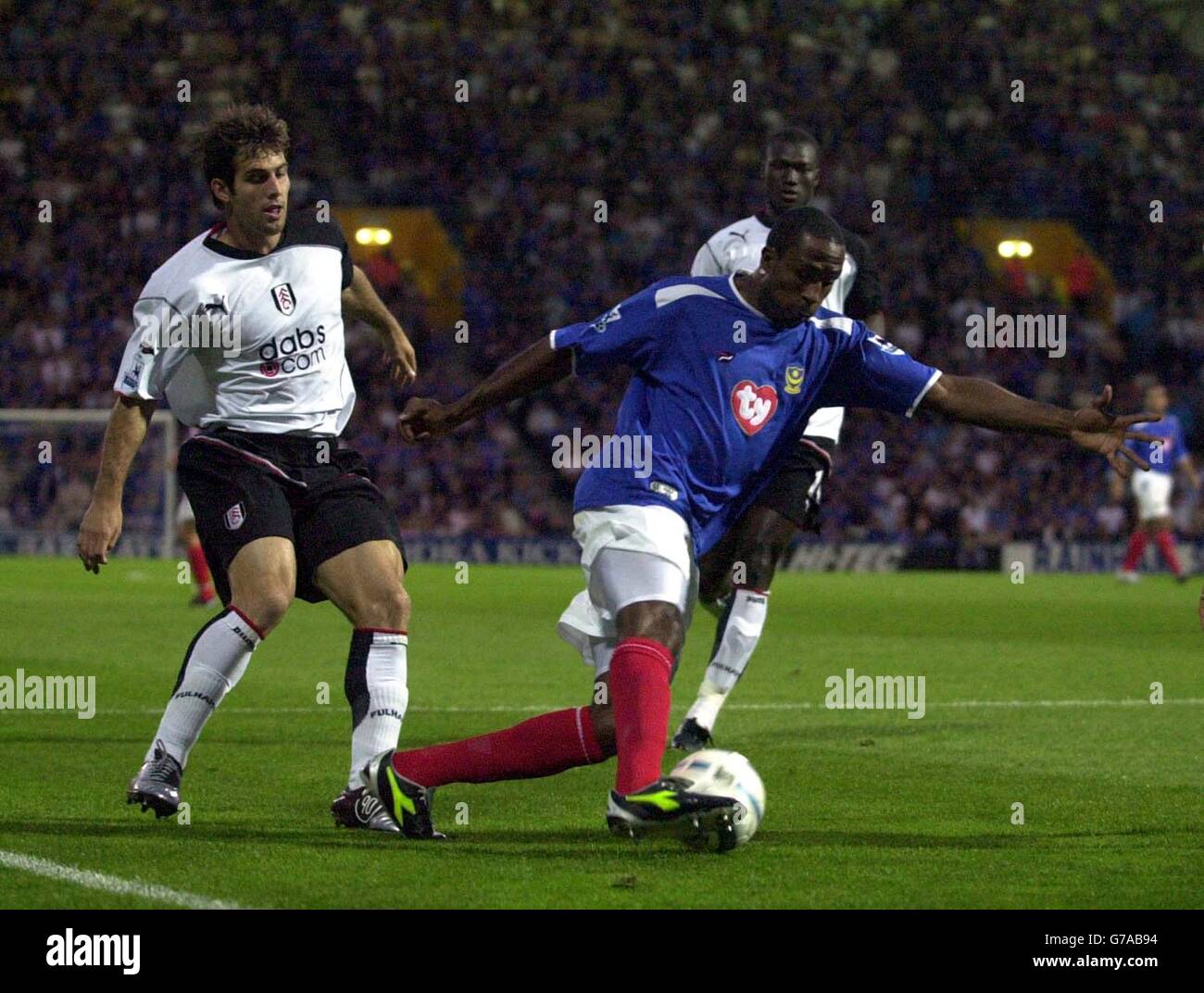 Portsmouth's new signing Ricardo Fuller makes an early break through ...
