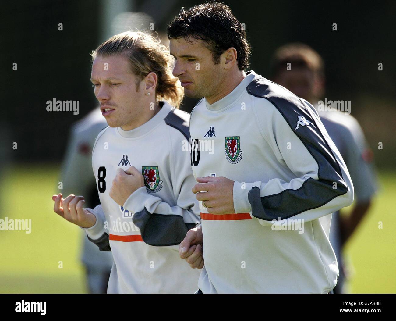 Training welsh squad hi-res stock photography and images - Alamy