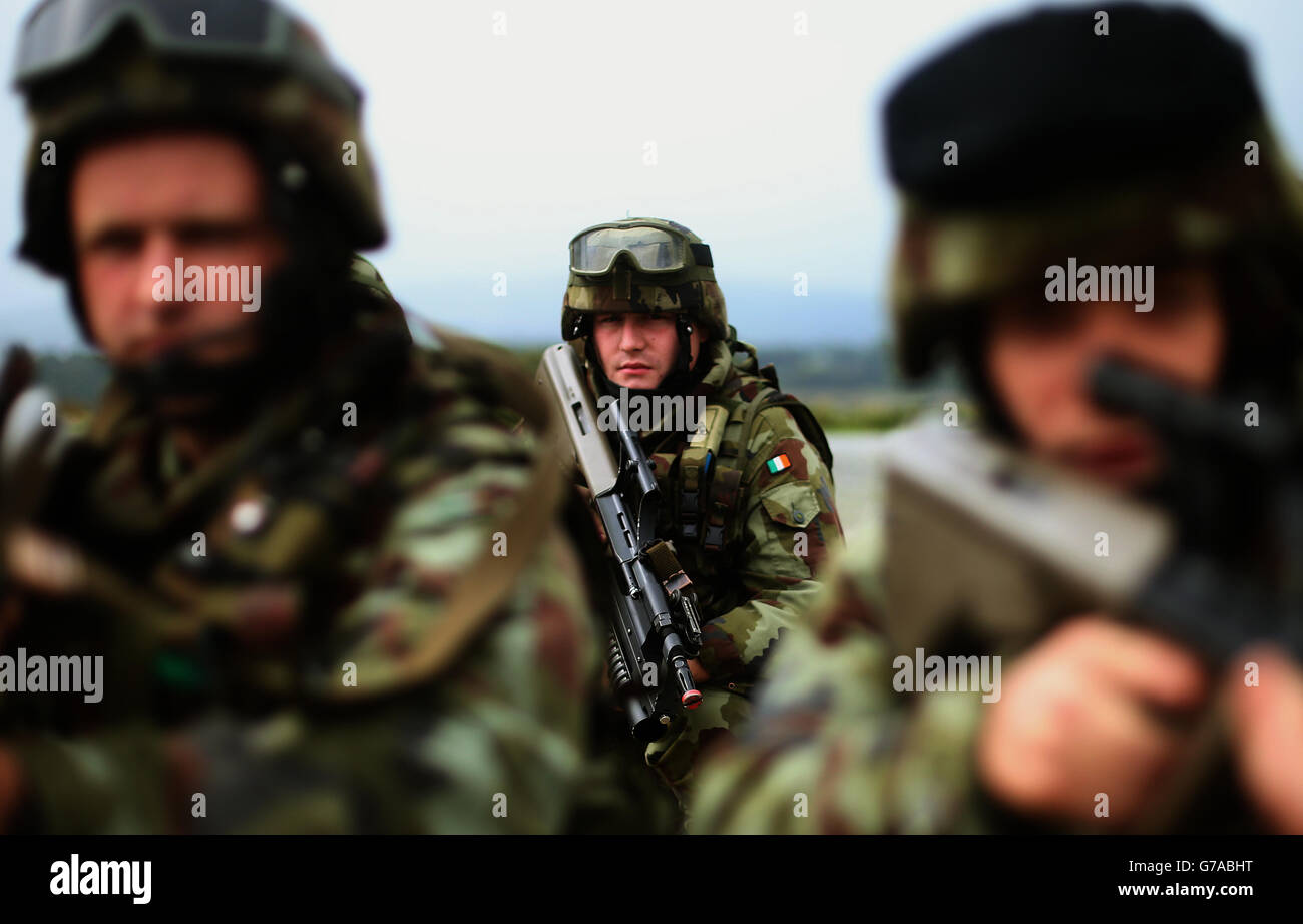 United Nations Disengagement Observation Force training Stock Photo - Alamy