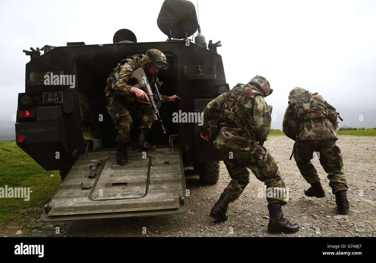 United Nations Disengagement Observation Force training Stock Photo - Alamy