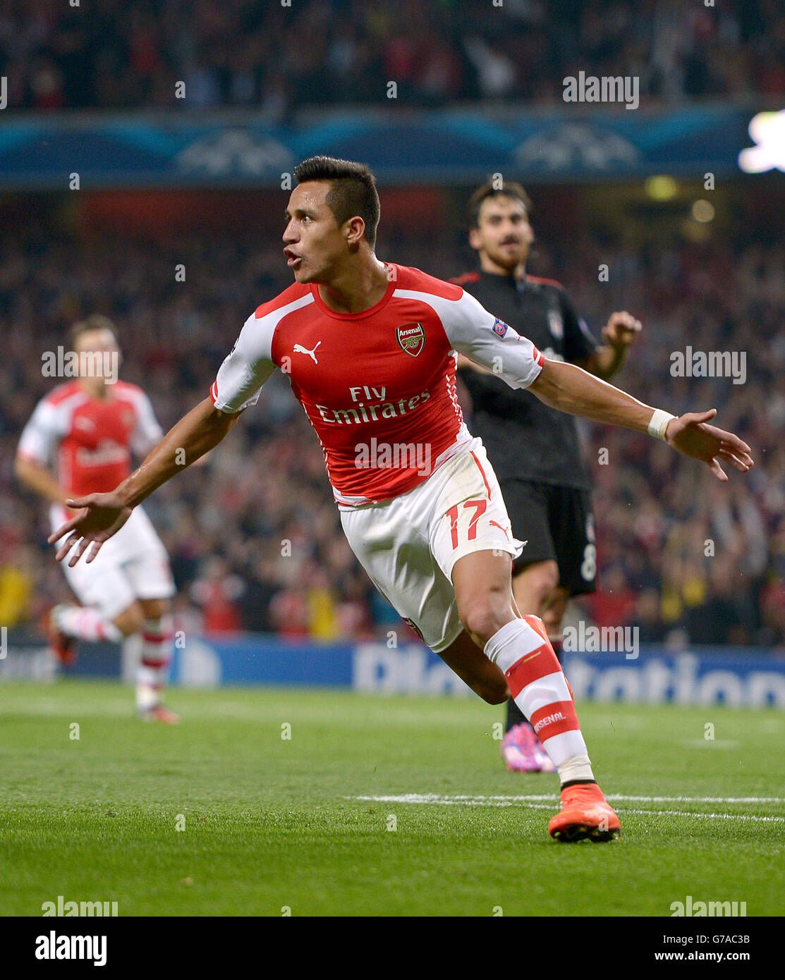 Alexis Sanchez Arsenal Celebration