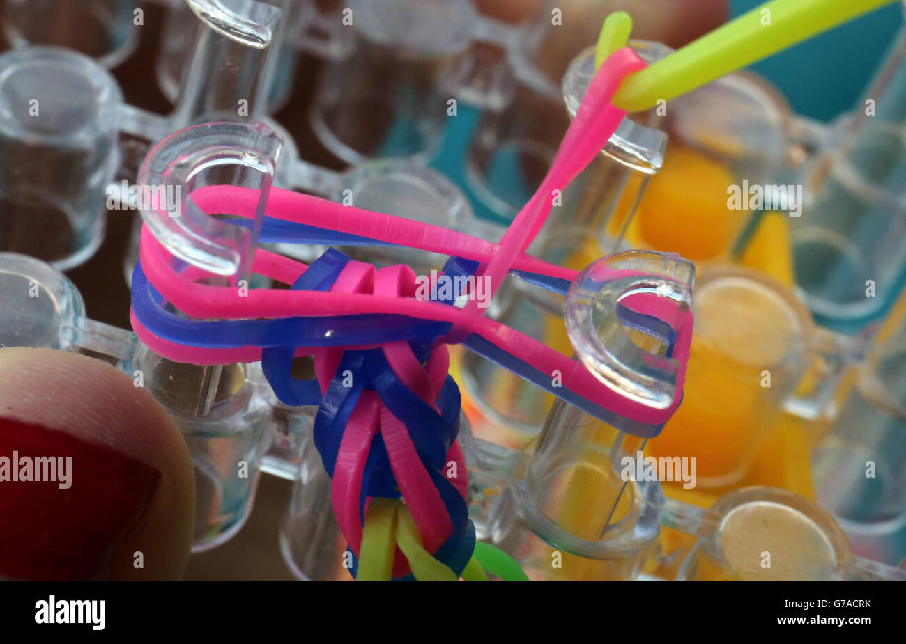 Loom Bands stock Stock Photo - Alamy