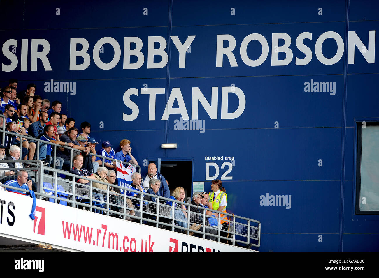 Portman road bobby robson stand hi-res stock photography and images - Alamy