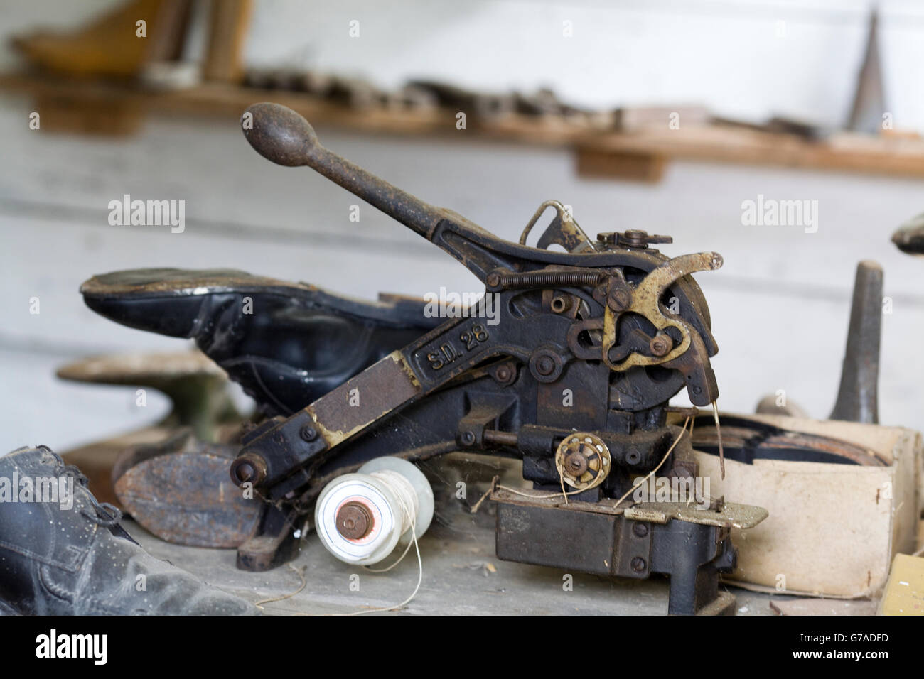 Cobbler tools hi-res stock photography and images - Alamy