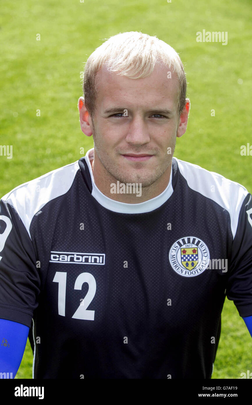 Soccer - St Mirren Squad Photocall - 2014/2015 Season. St mirren's Mark ...