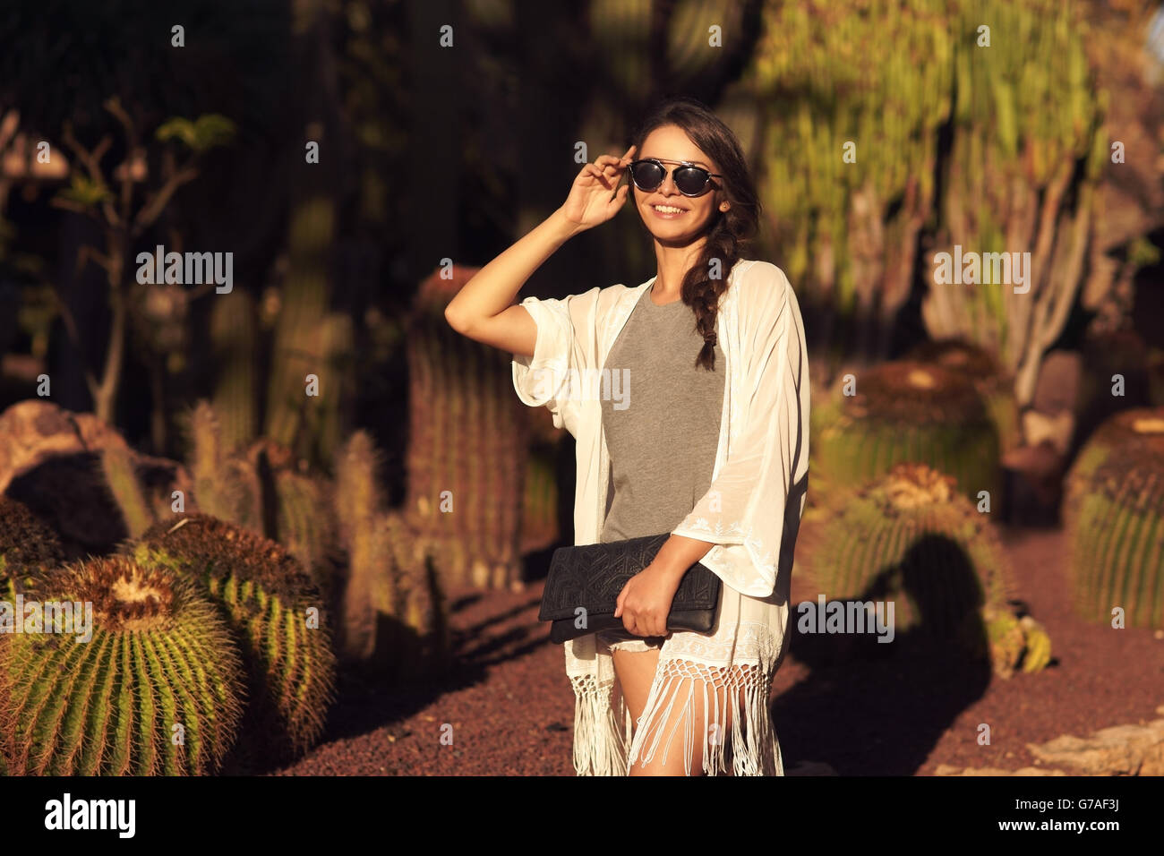 trendy beautiful girl Stock Photo - Alamy