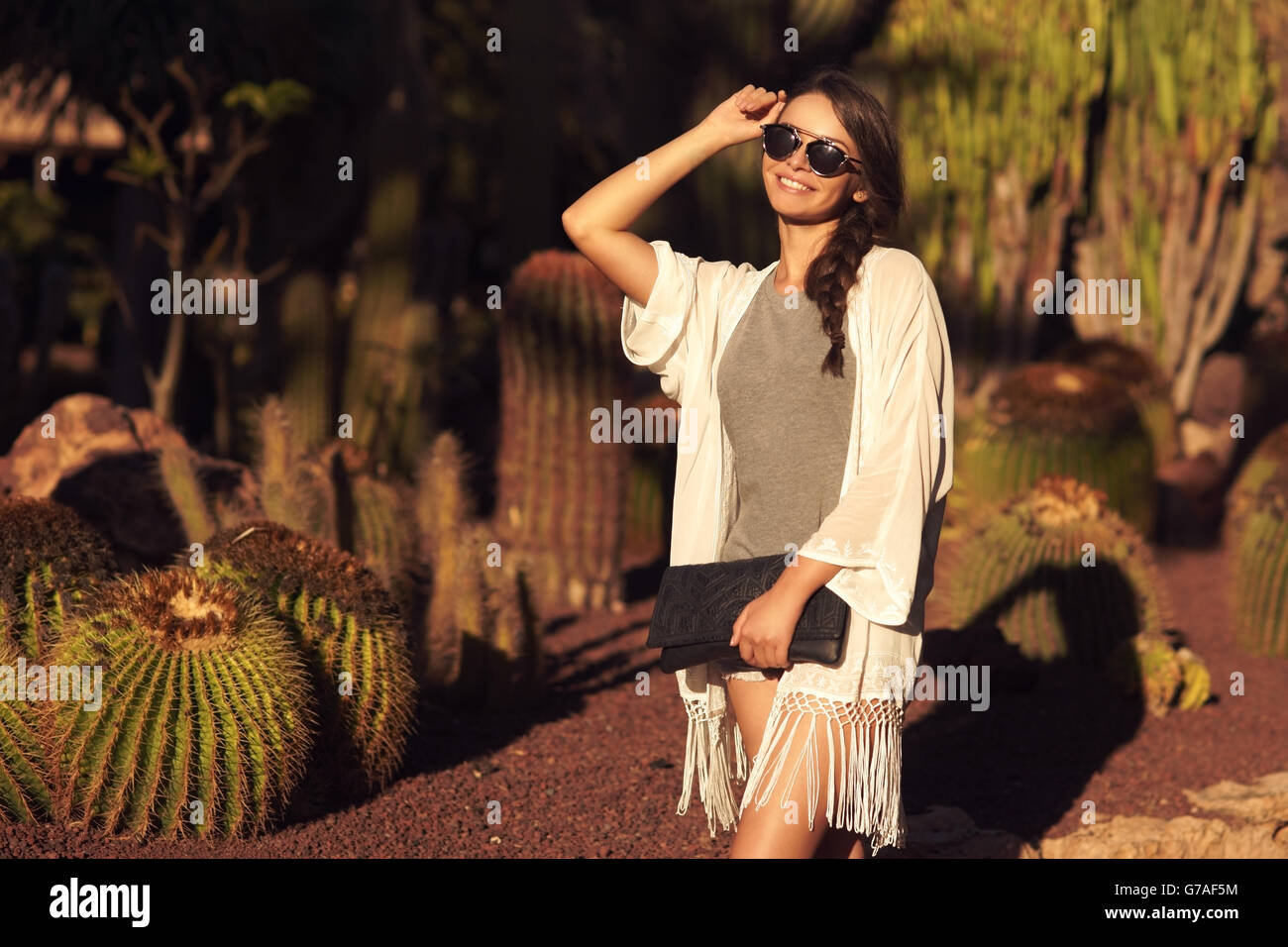 trendy beautiful girl Stock Photo - Alamy