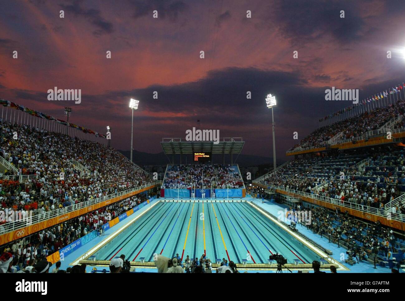 Athens olympic aquatic centre hi-res stock photography and images - Alamy